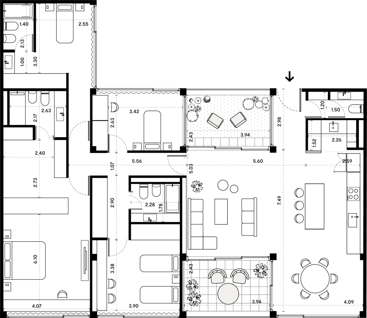 Zapiola Primer Piso Frente – Base Proyectos