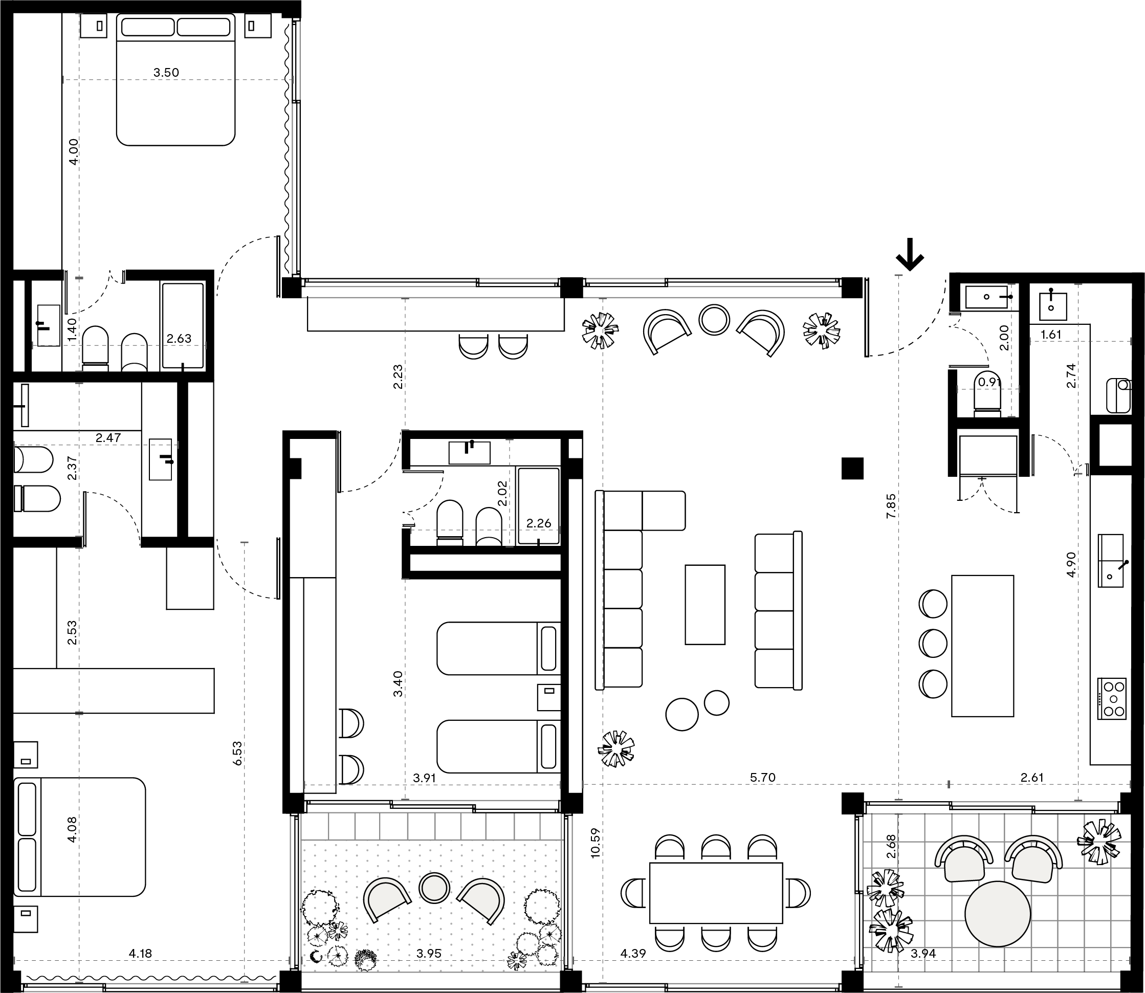 Zapiola Segundo Piso Frente – Base Proyectos